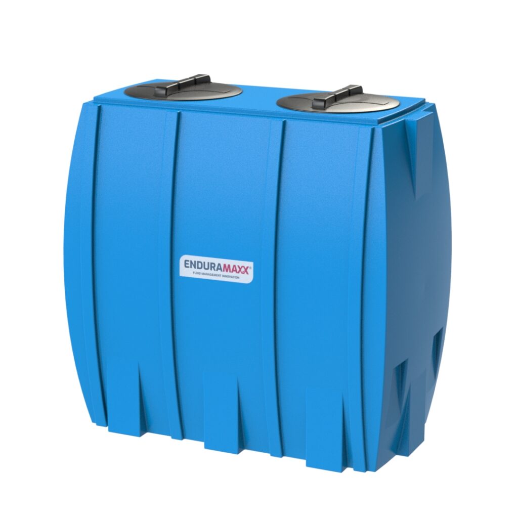 1,000 Litre Slimline Rainwater Tank – 2 Lids – MJP Supplies