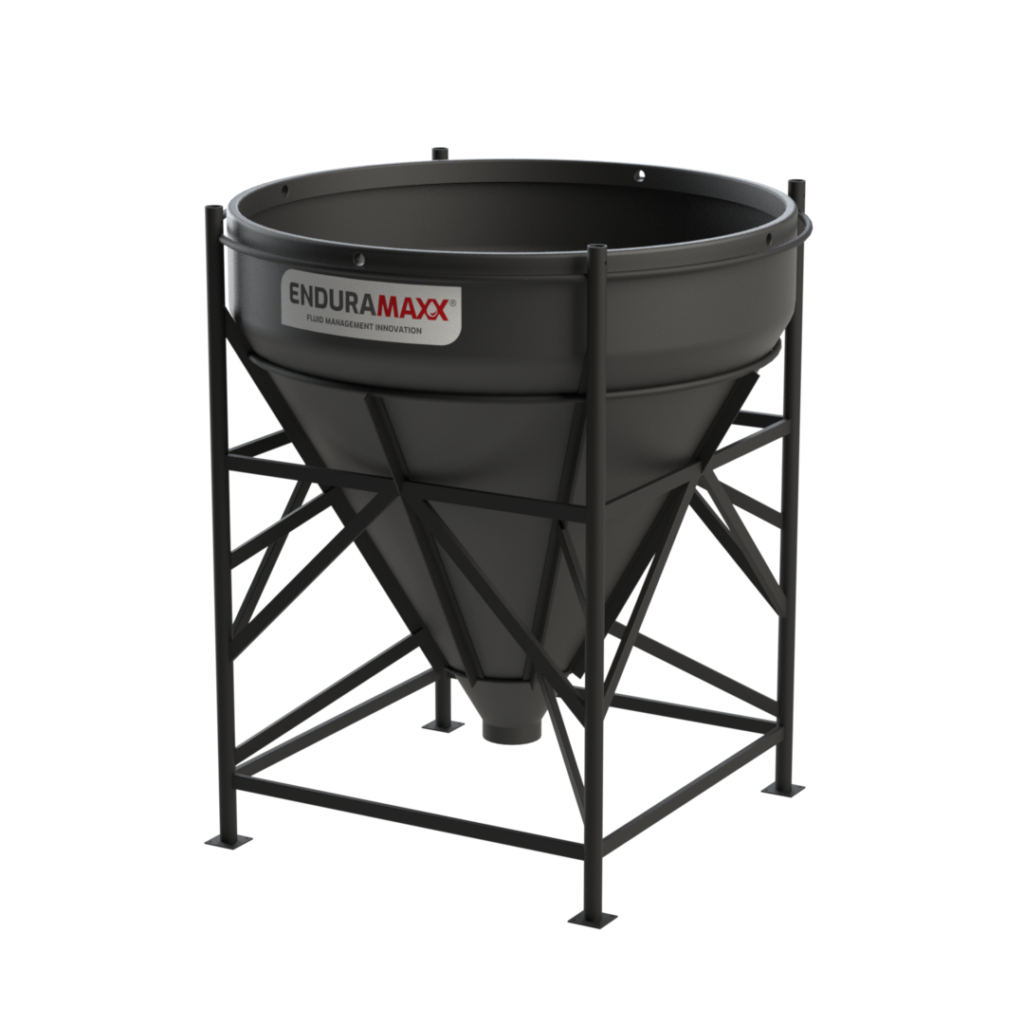 2,000 Litre 60° Open Top Cone Tank – MJP Supplies