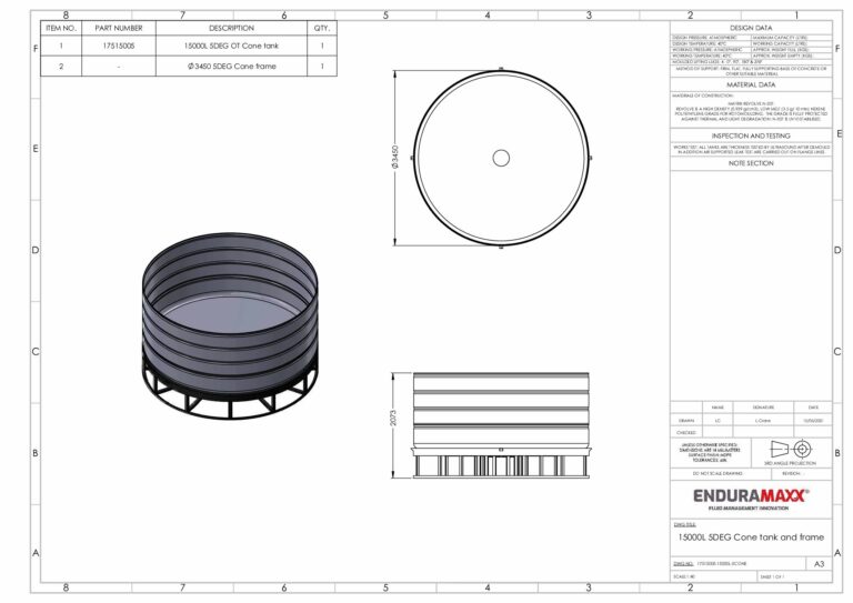 15,000 Litre Aquaculture Fish Rearing Tank – MJP Supplies